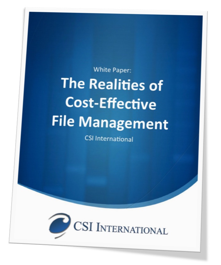 Free White Paper: The Realities of Cost-Effective File Management